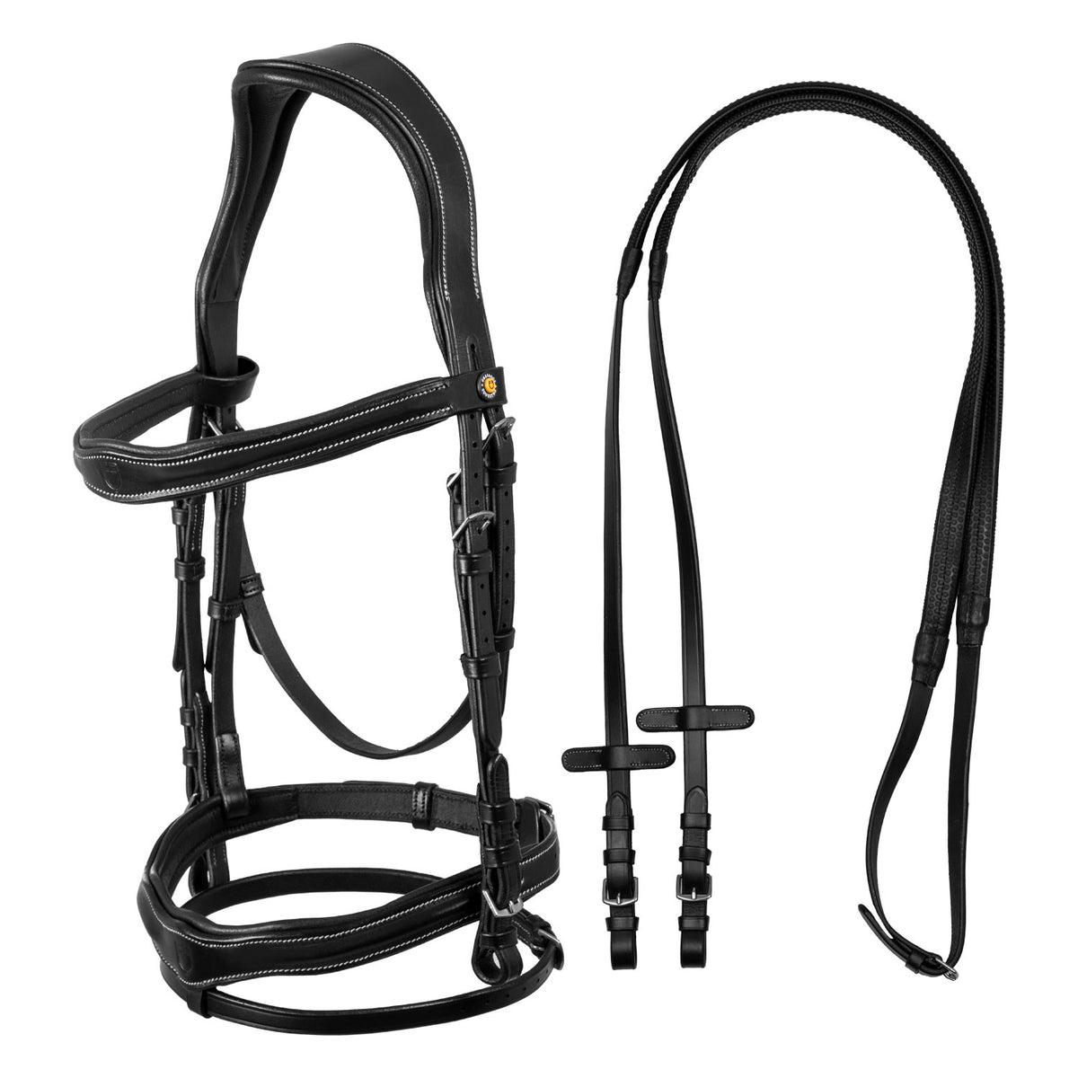 Equestro Anatomical Bridle With Logo – GS Equestrian
