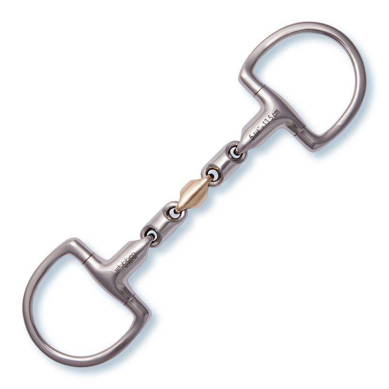 Stubben 2257 Waterford D-Ring Sweet Copper Middle-Link Bit MAX RELAX ...